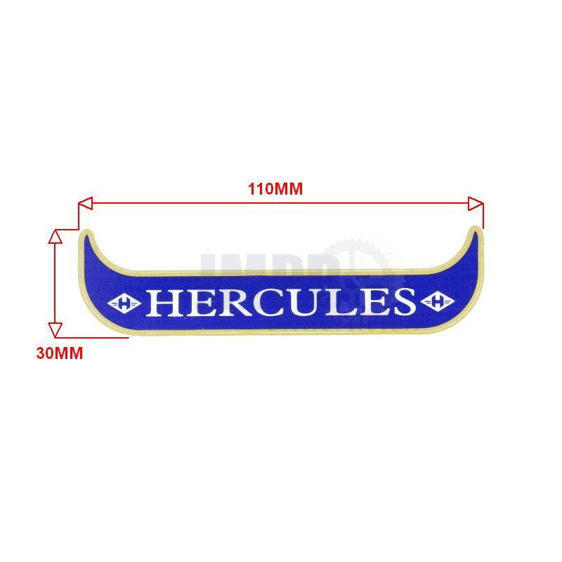 Sticker Plaathouder Smal Hercules - JMPB Onderdelen