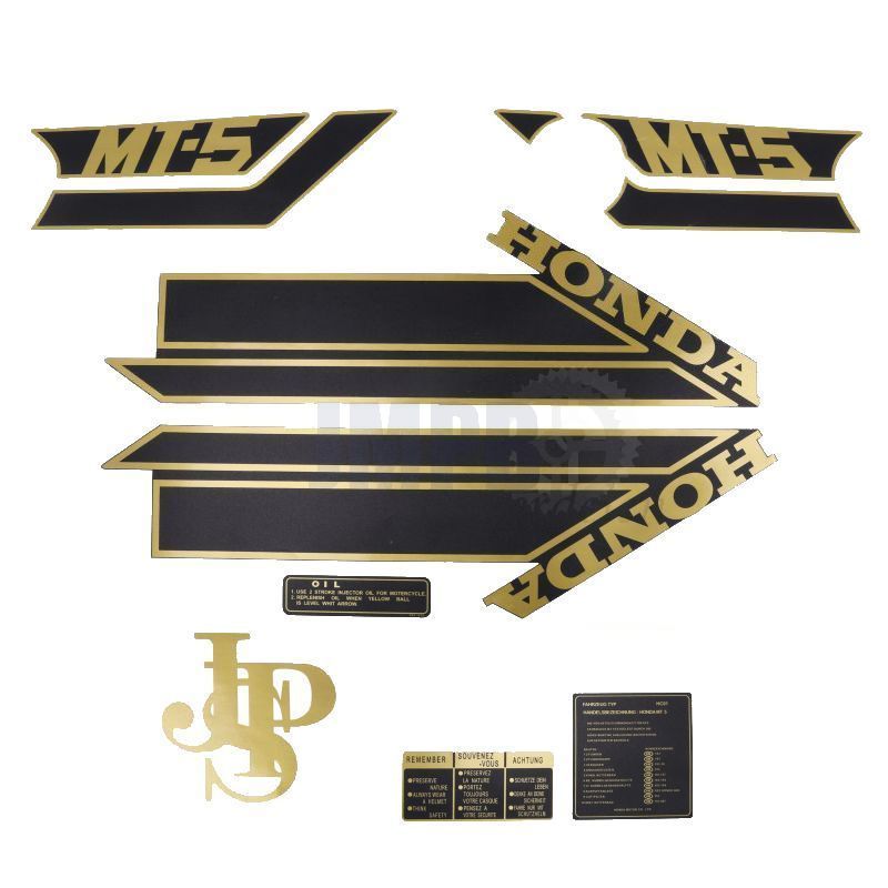 Stickerset Honda MT5 JPS Goud - JMPB Onderdelen