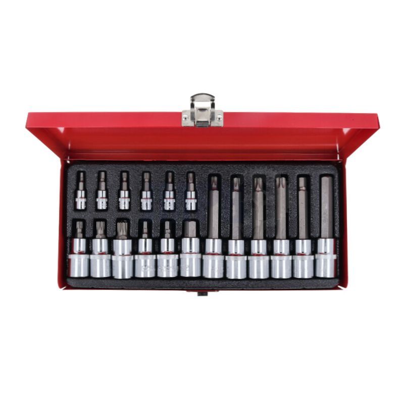 Inbus/Torx/Sterkop Doppenset 18 Delig - JMPB Onderdelen